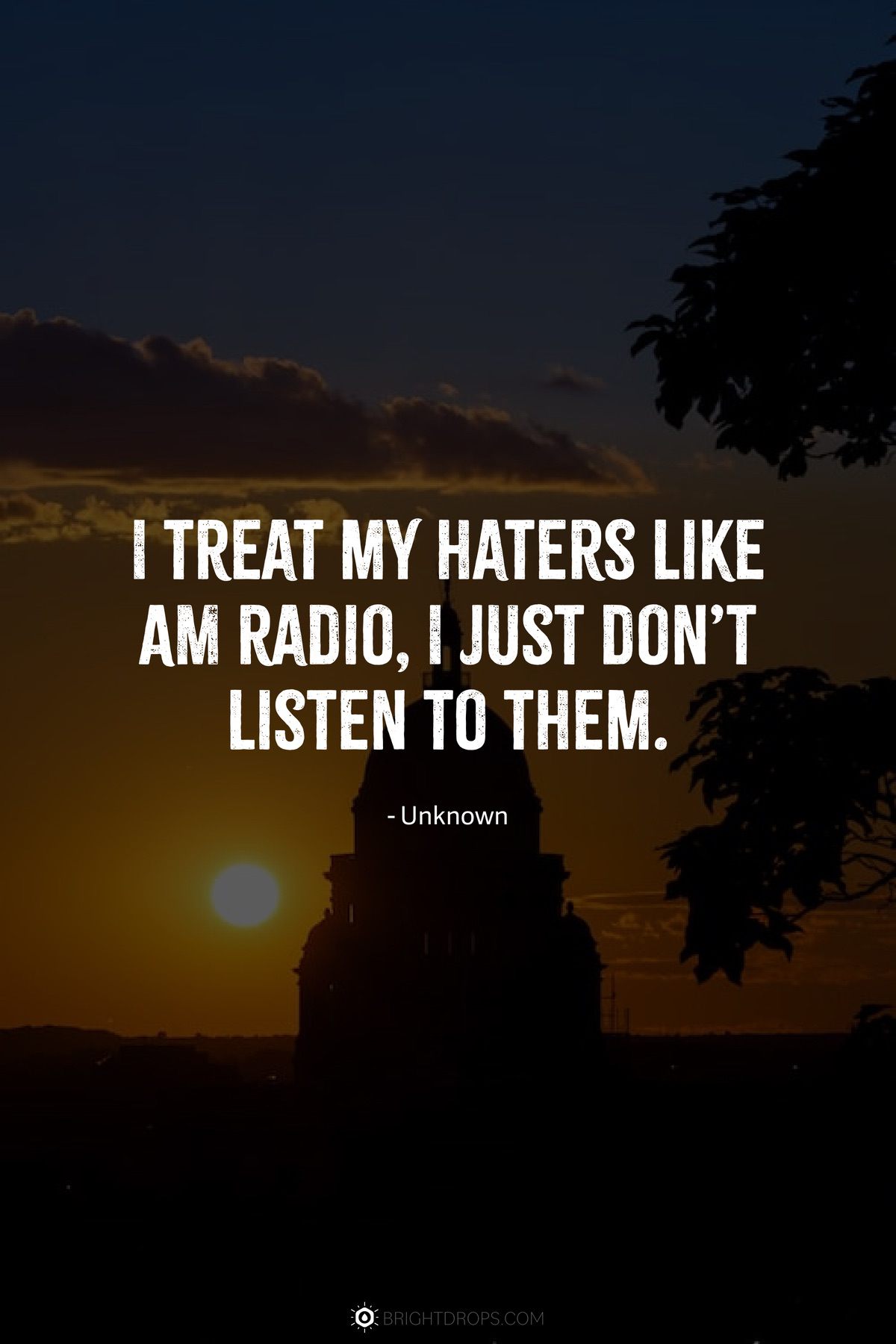 67 Short (and Funny) Quotes on Haters - Bright Drops